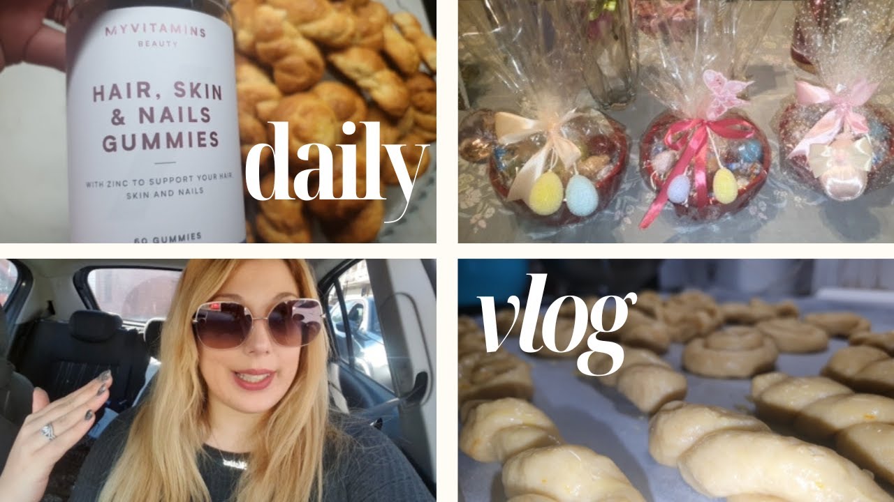 VLOG | γεύματα, βόλτα, φτιάχνουμε κουλουράκια και λίγο από το Πάσχα # ...