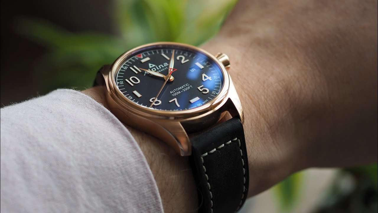 The best entry level luxury pilot watch - Startimer 40mm gold - YouTube