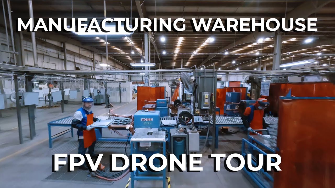 Epic FPV Drone Tour Inside a Tijuana Manufacturing Facility! - YouTube
