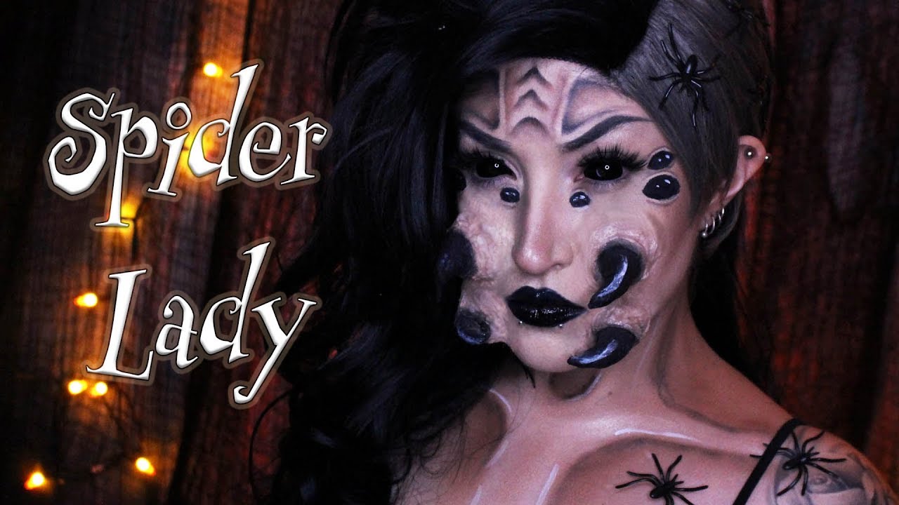 SPIDER LADY | Halloween Makeup Tutorial - YouTube