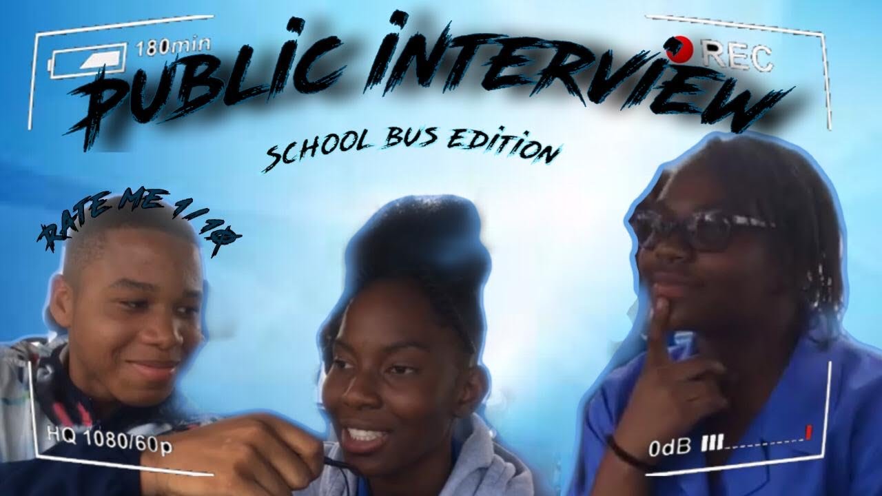 Bus Public Interview / First Public Interview / Rate Me From 0-10😕😭🌴🥴😔😢 ...