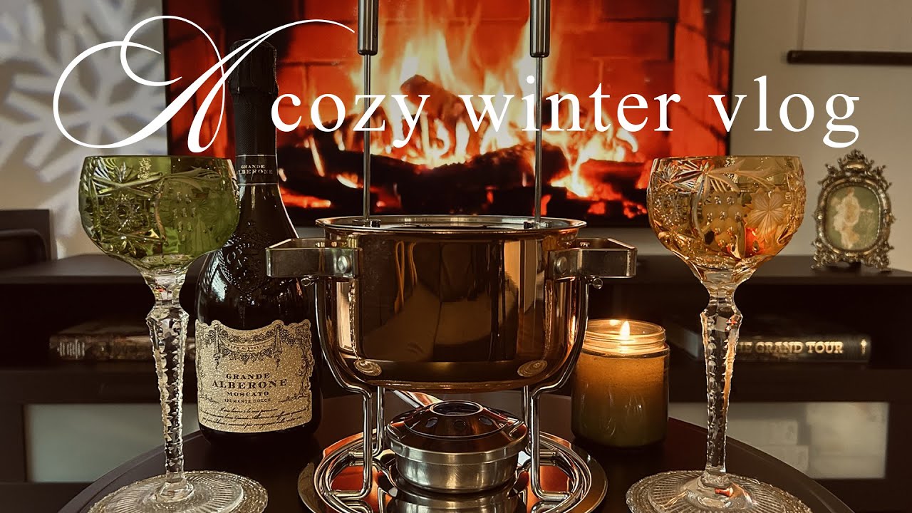 A cozy winter day in Switzerland: making cheese fondue, snowshoeing ...