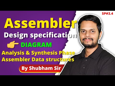 3.4 Assembler Design specification | Analysis & Synthesis Phase | Assembler Data structures ...