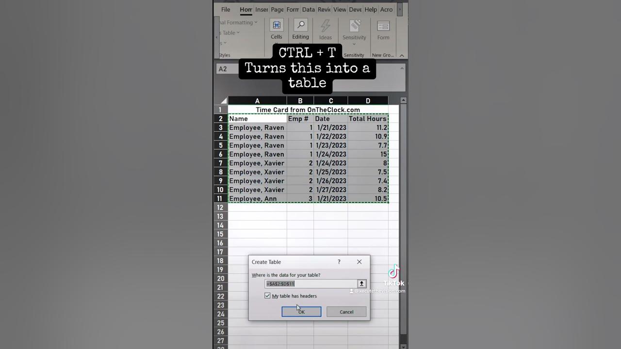 Excel tip easy data entry form - YouTube