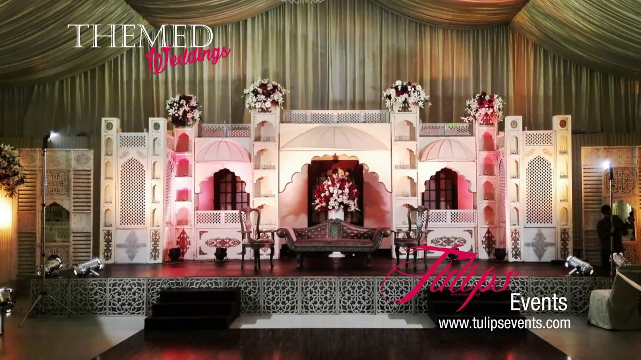 Traditional Pakistani Haveli Setup Decor ideas by Tulips Events - YouTube