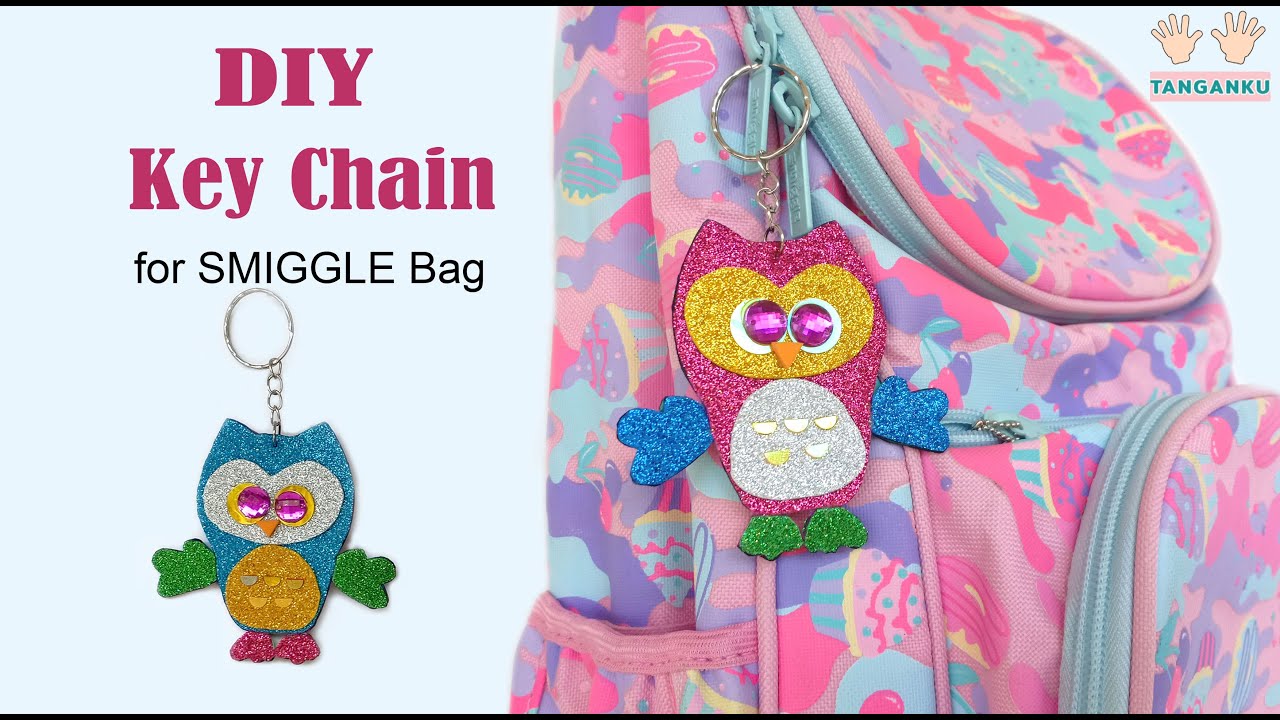 DIY smiggle keychain - YouTube