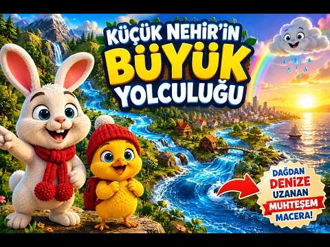 🌊Küçük Nehir’in Büyük Yolculuğu 🌊 | Eğitici ve Duygusal Çocuk Masalı