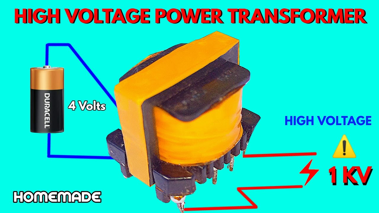 SIMPLE POWER TRANSFORMER MAKING. - YouTube