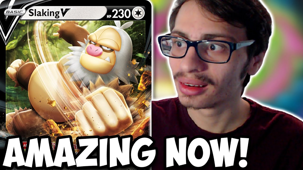 Slaking V Is AMAZING Now With These New Cards... Spiritomb & Bravery ...