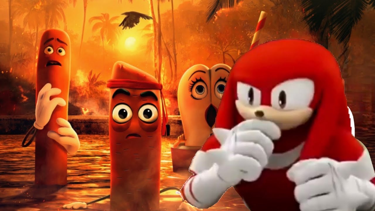 Knuckles Rates Sausage Party: Foodtopia - YouTube