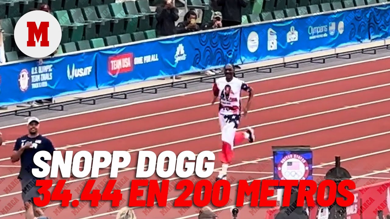 Así fueron los 200 metros en 34.44 de Snopp Dogg en los 'trials' de ...