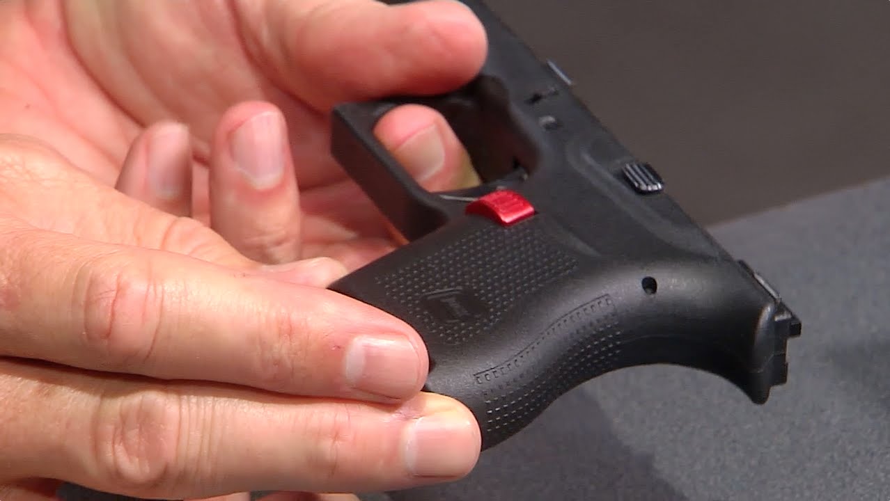 Glock 43 Extended Mag Release - YouTube