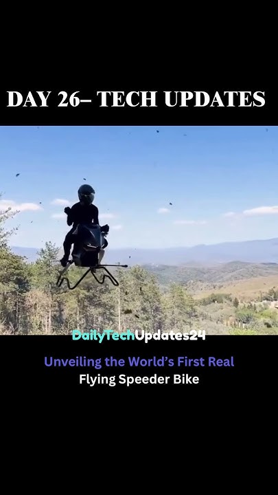The future of flight is here. Real flying speeder bike launch soon. Subscribe now! #FlyingBike ...