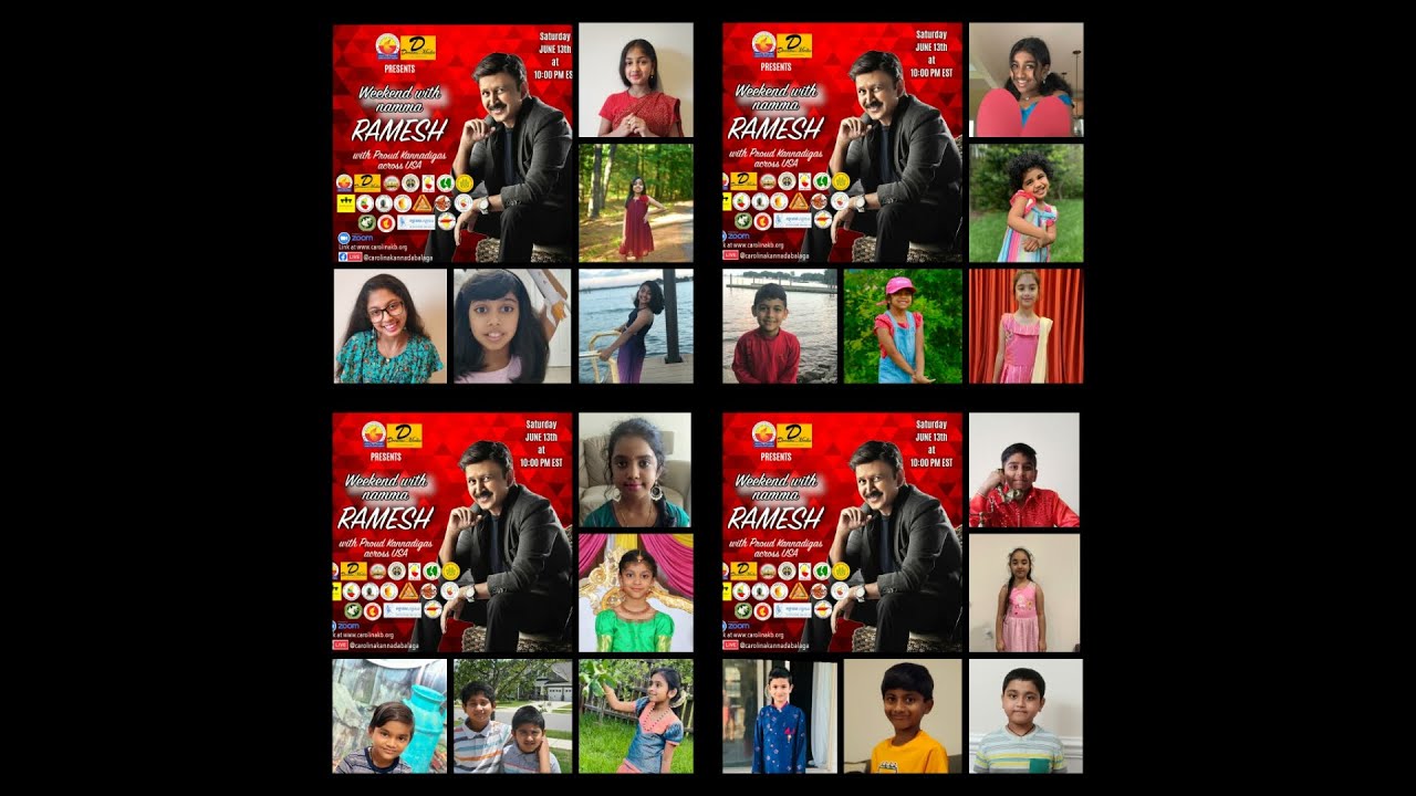 Weekend with Namma Ramesh Aravind- CKB kids welcome video. - YouTube