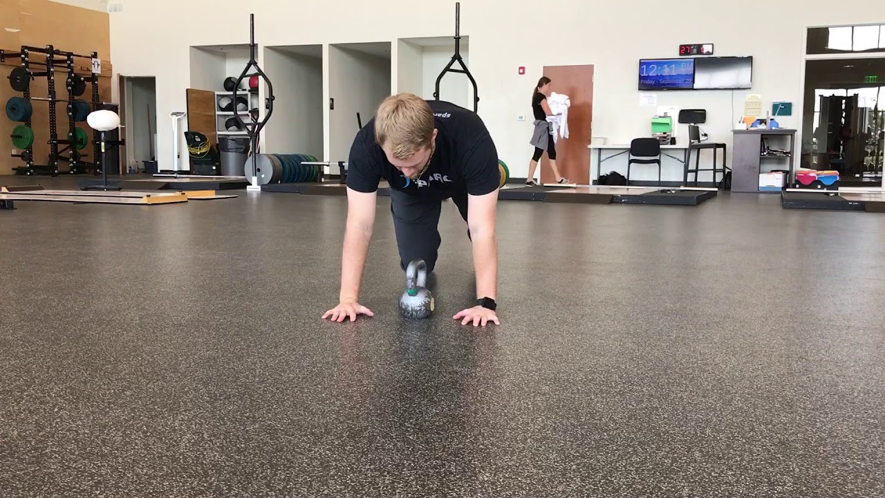 Plank KB Drag - YouTube