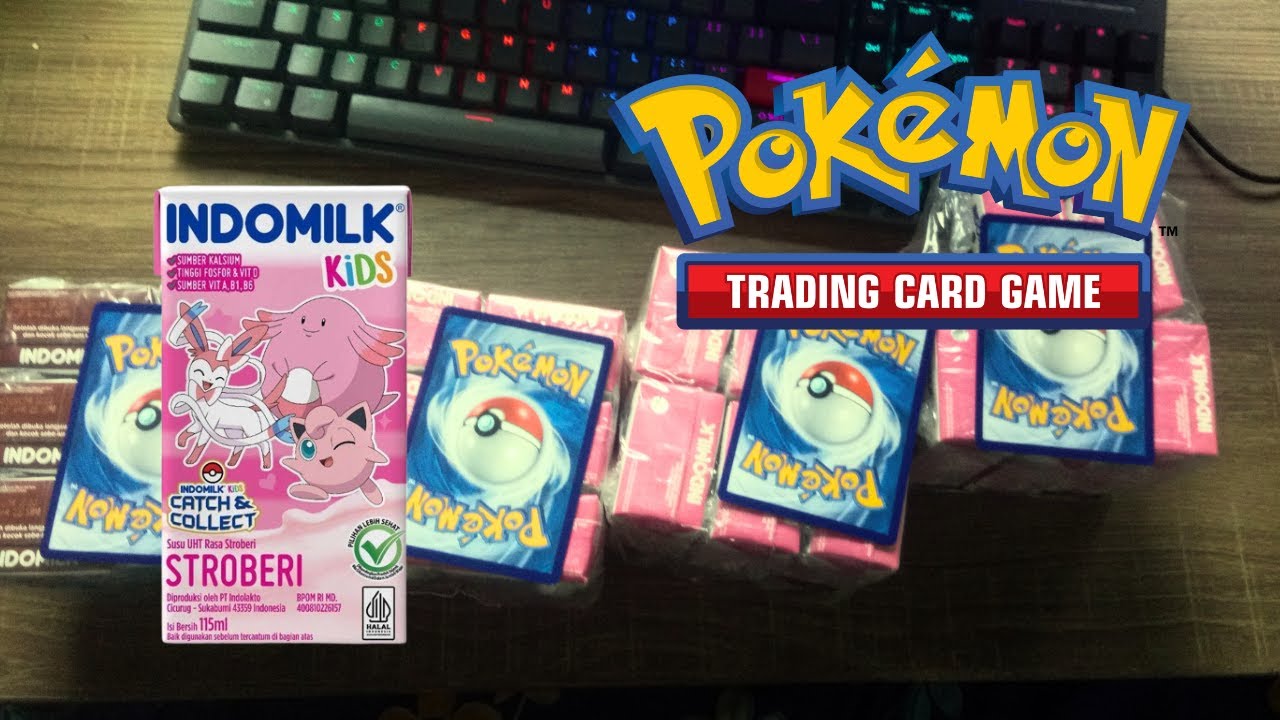 KARTU PROMO YG KUDAPAT DARI INDOMILK X POKEMON | POKEMON TCG - YouTube