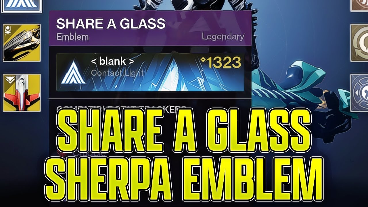 Free Share a Glass Secret Emblem | Vault of Glass - YouTube