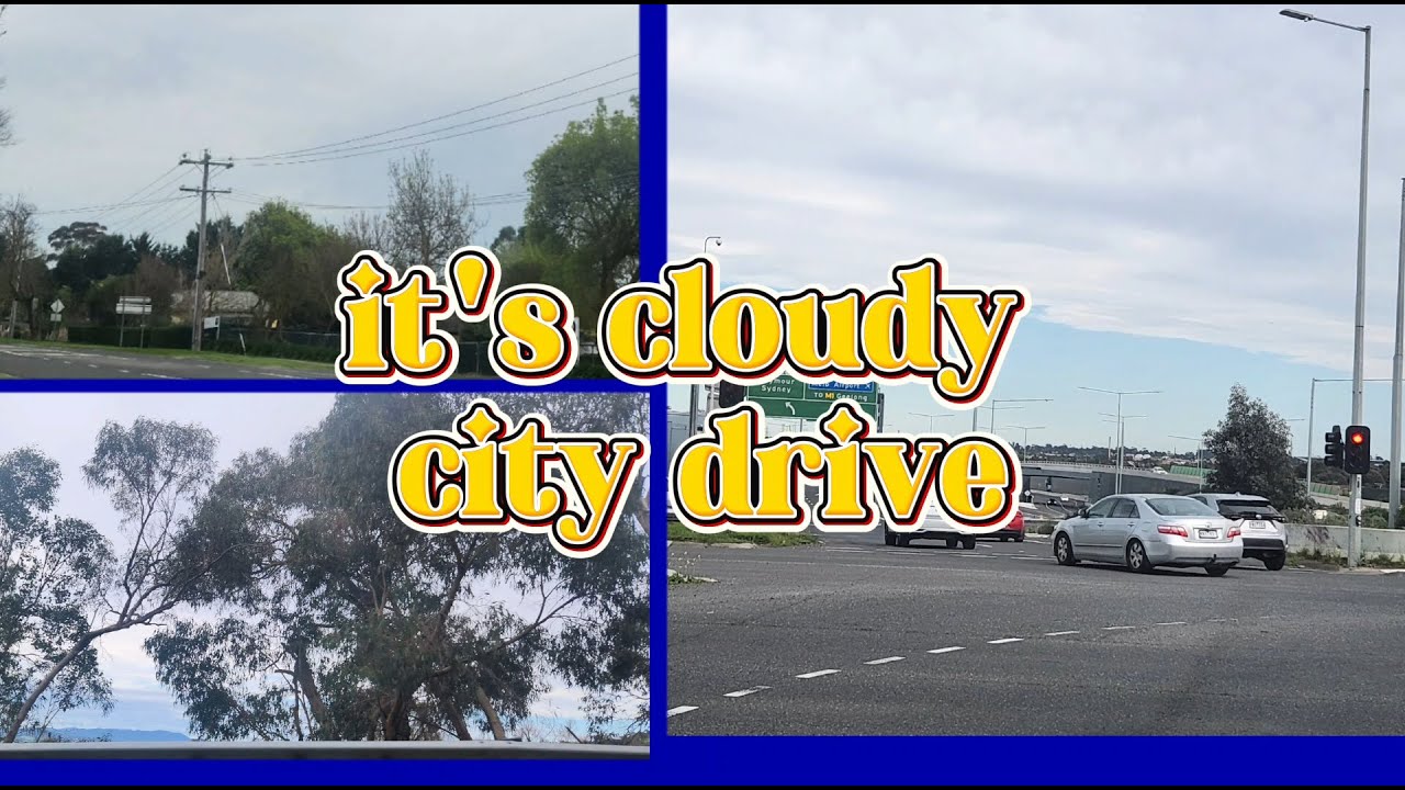 driving to the city on a #beautiful cloudy day #yarravalley - YouTube
