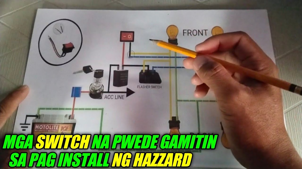 MGA SWITCH NA PWEDENG GAMITIN SA PAG I INSTALL NG HAZZARD SA MOTOR ...