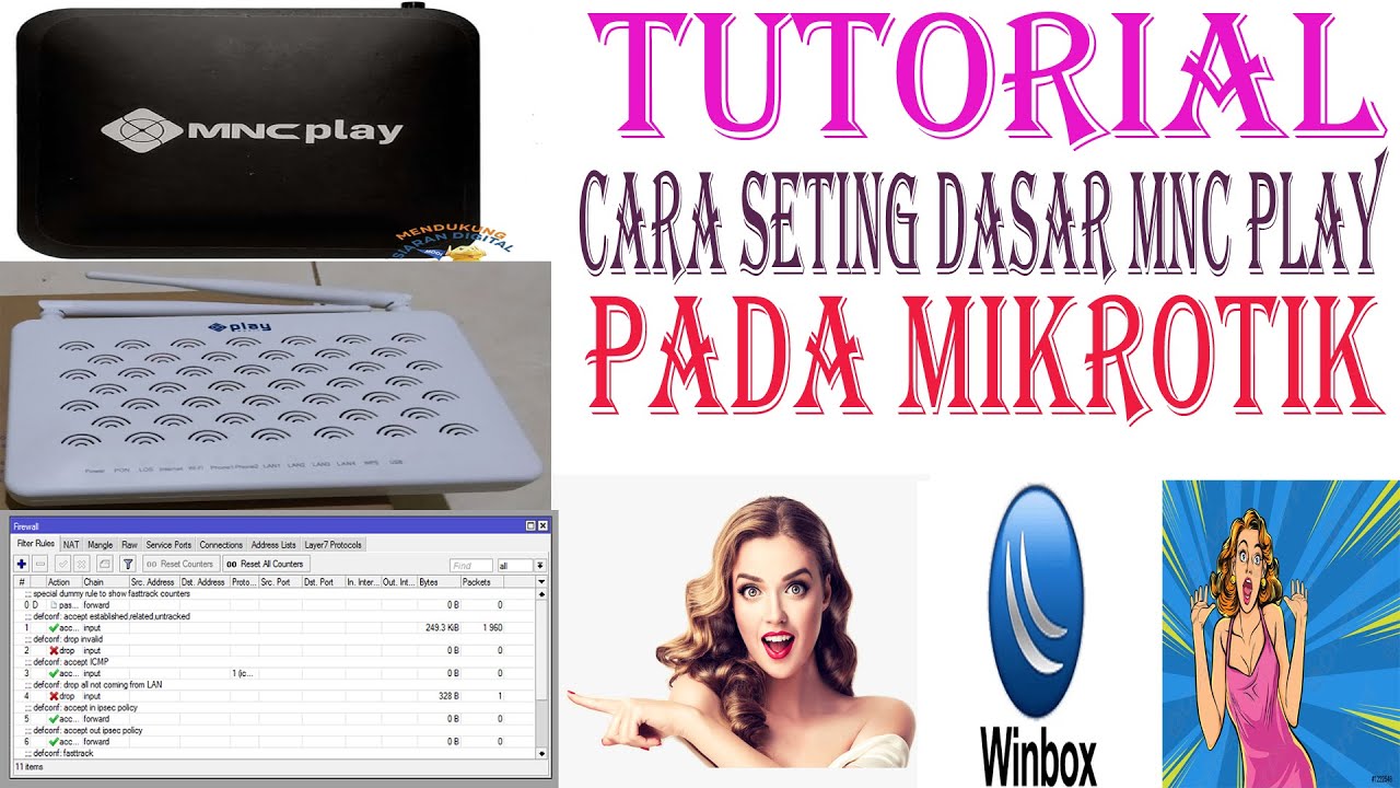 Seting STB MNC PLAY, dalam satu jalur (Internet dan IPTV) - YouTube