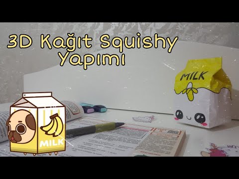 3D Kağıttan Squishy Yapımı | Paper Squishy | Ebrar Yazıcı