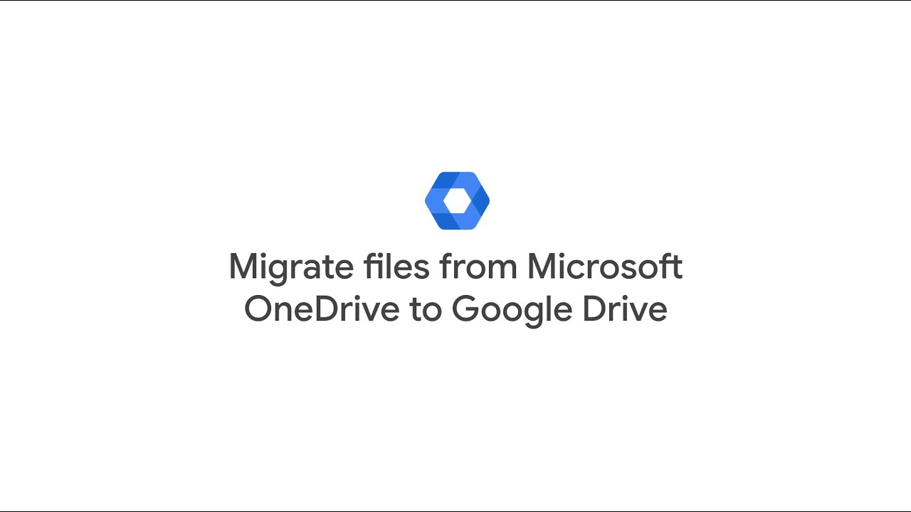 Migrate files from Microsoft OneDrive to Google Drive - YouTube