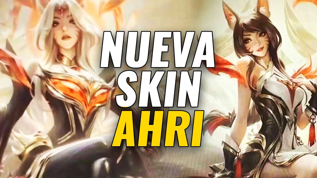 NUEVA SKIN DE AHRI: Ahri T1 Faker - YouTube