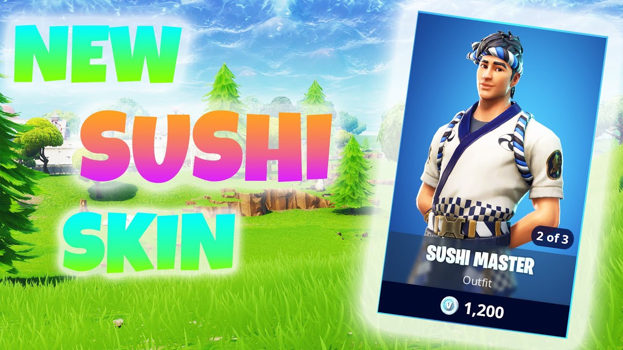 NEW SUSHI SKIN IN FORTNITE! Daily Shop 8/19 - YouTube