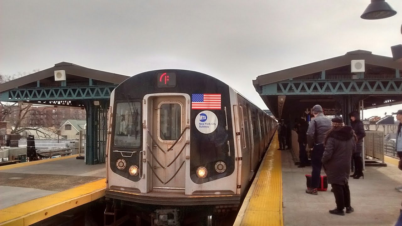 NYC Subway HD: Ride Alstom R160A F Express Train (Kings Hwy to Smith 9 ...