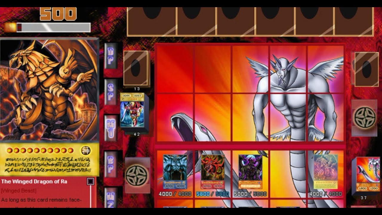 I summon the three Egyptian gods and the king of darkness Zorc ...