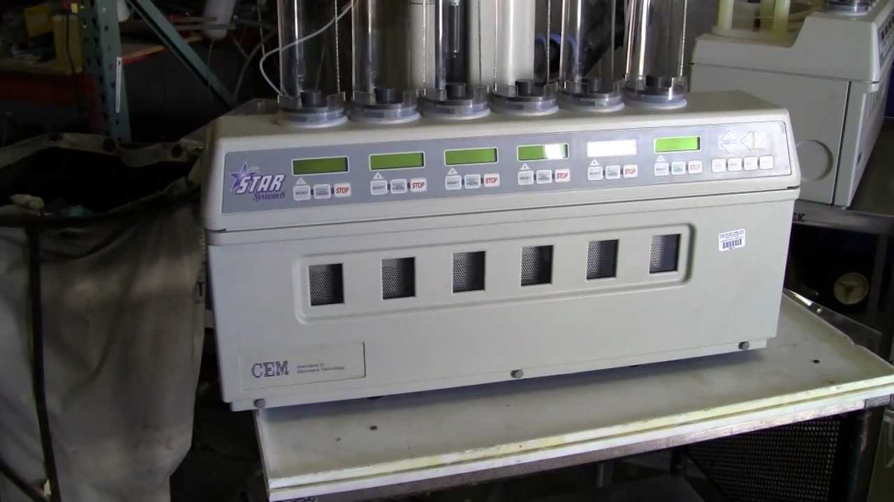 CEM Corp.Microwave Digestion System Model Star System 6 - YouTube