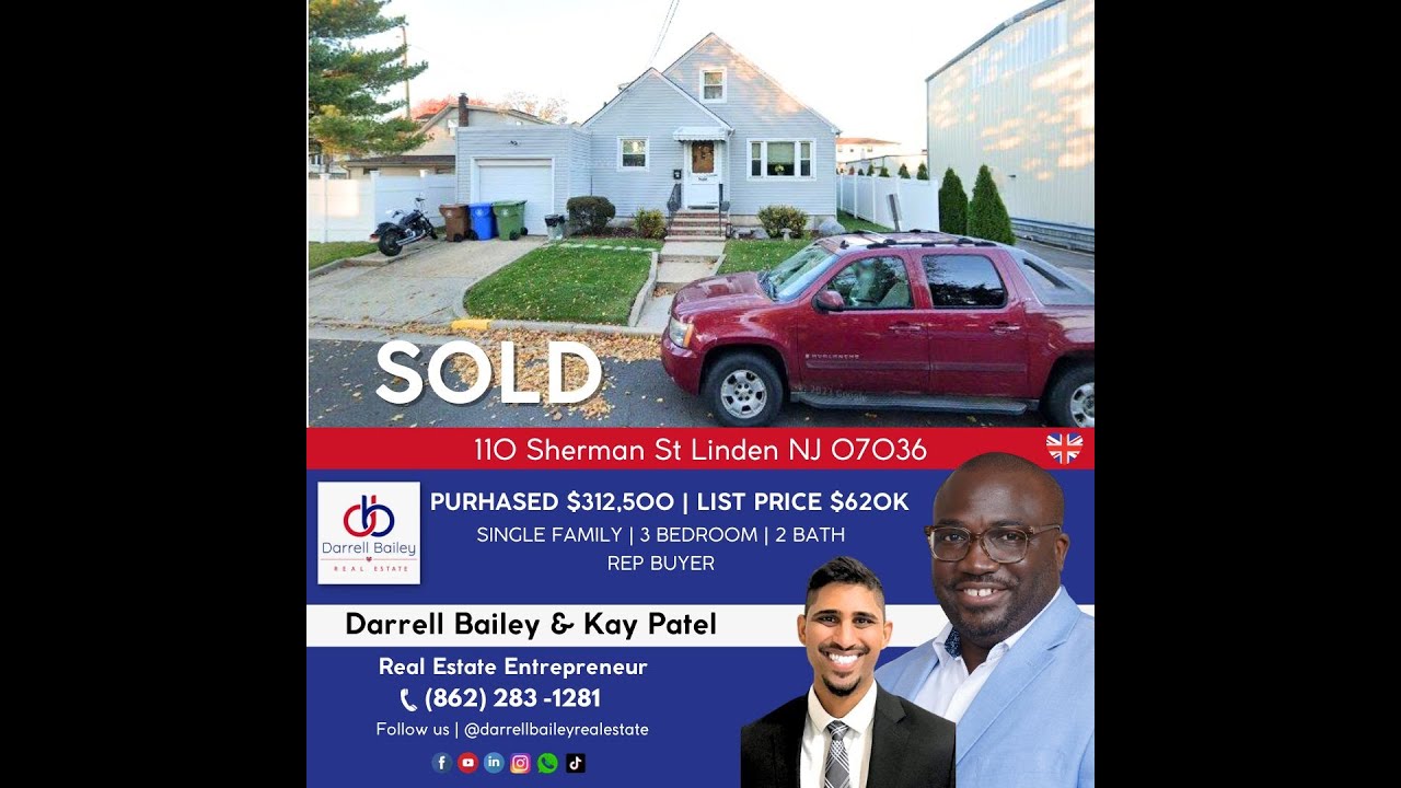 SOLD PROPERTIES | NEW JERSEY | DARRELL BAILEY - YouTube