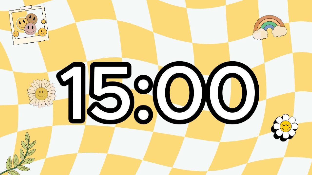 15 minute classroom timer - YouTube