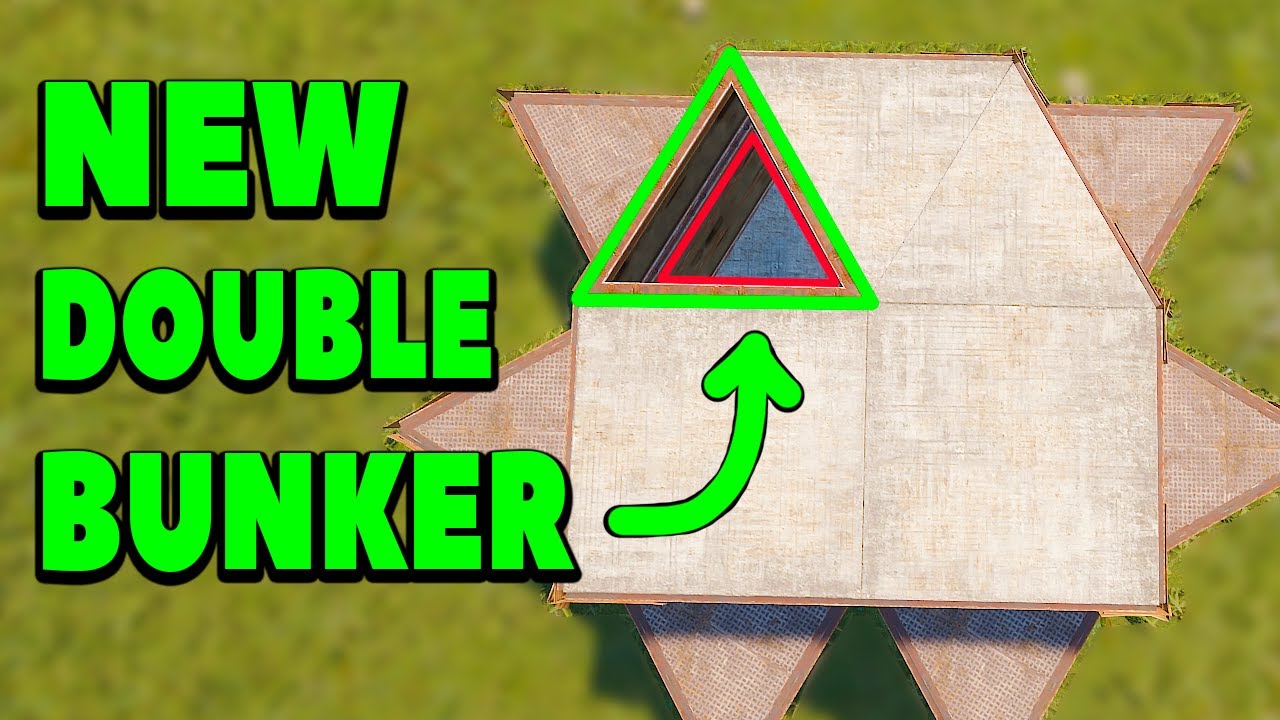 This is the NEW STRONGEST DOUBLE BUNKER in Rust / Rust Double Bunker ...