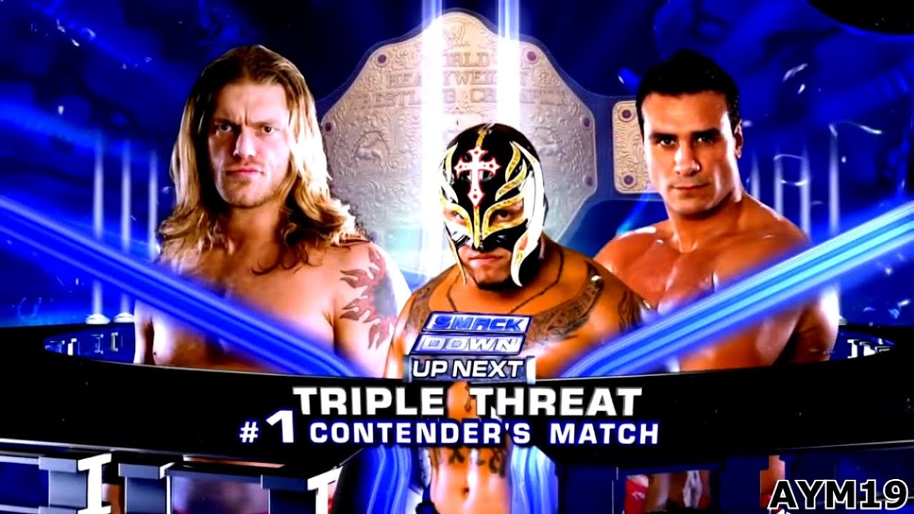 Edge vs Rey Mysterio vs Alberto Del Rio SmackDown! 10/29/2010 ...
