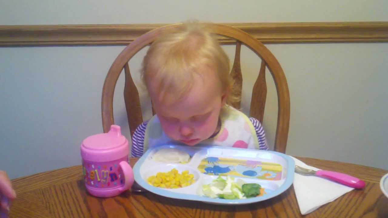 Falling asleep at the dinner table - Too Funny! - YouTube