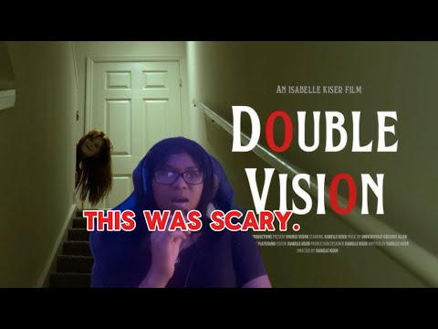 REACTING TO A SHORT HORROR FLIM “double vision.”#doublevision #reactionvideo #reaction #horror ...