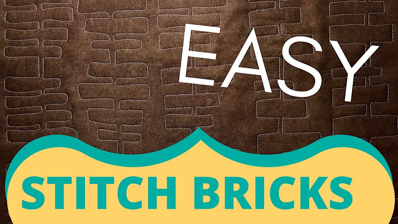 HOW TO STITCH Bricks For A FAST Finish (BONUS Skill BUILDING Practice ...