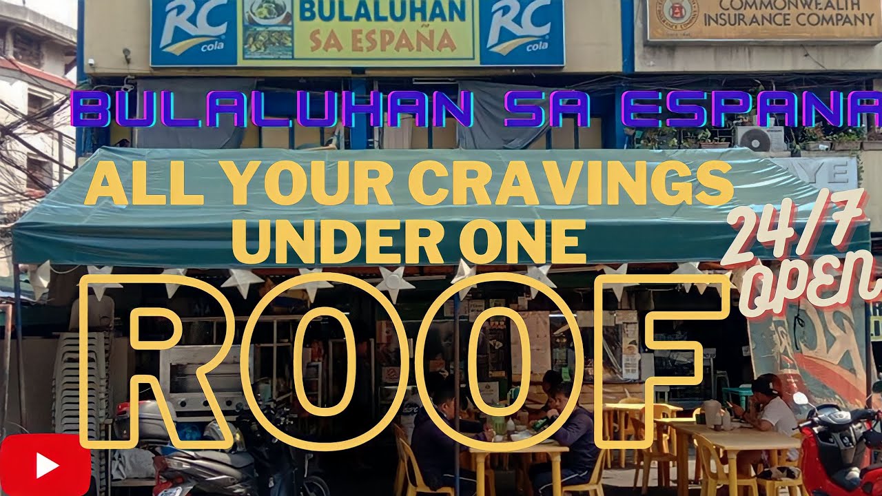 BULALUHAN SA ESPANA/ BEST BULALUHAN RESTAURANT SAMPALOC MANILA - YouTube