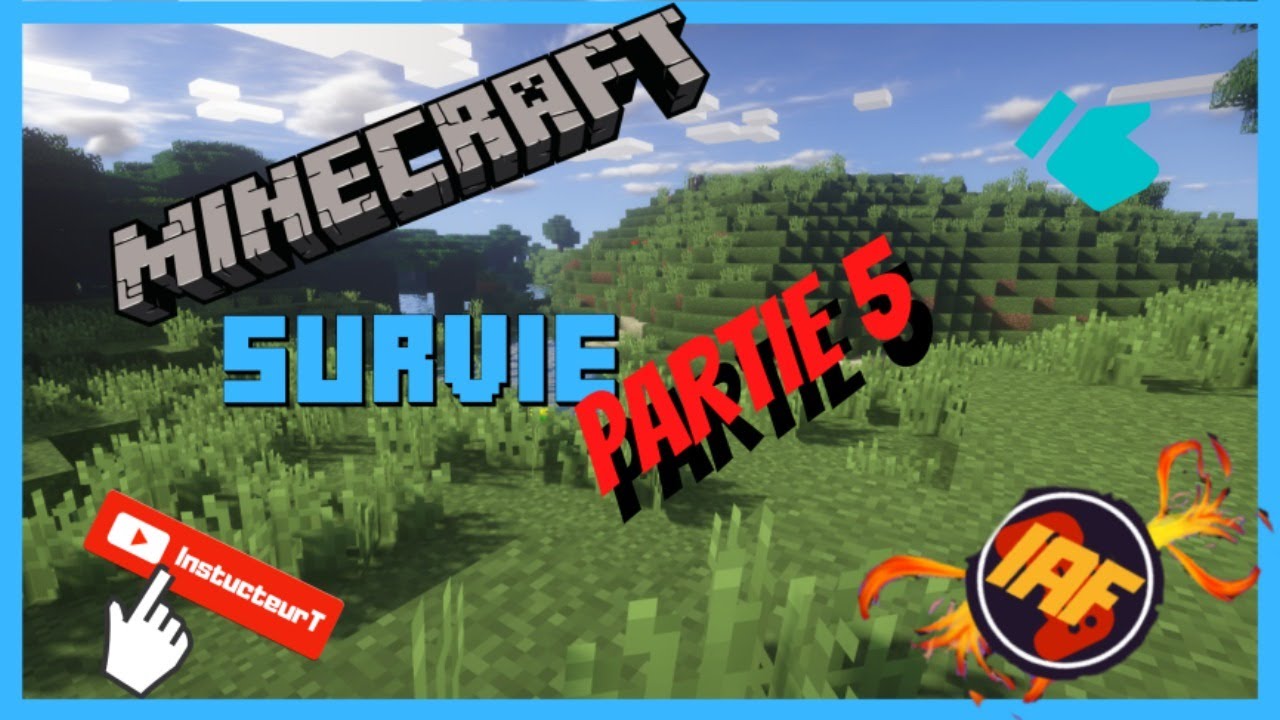 Live partie 5 de ma survie sur Minecraft (suite) - YouTube