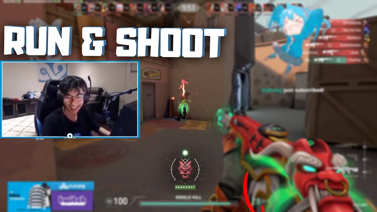 TenZ Shows How To RUN & HEADSHOT In Valorant... - YouTube