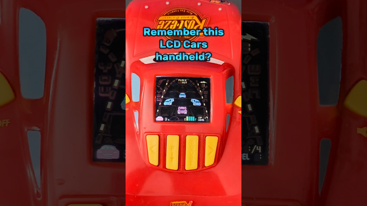 Retro handheld LCD game - Cars #retrogaming #handheldgaming #pixarcars ...