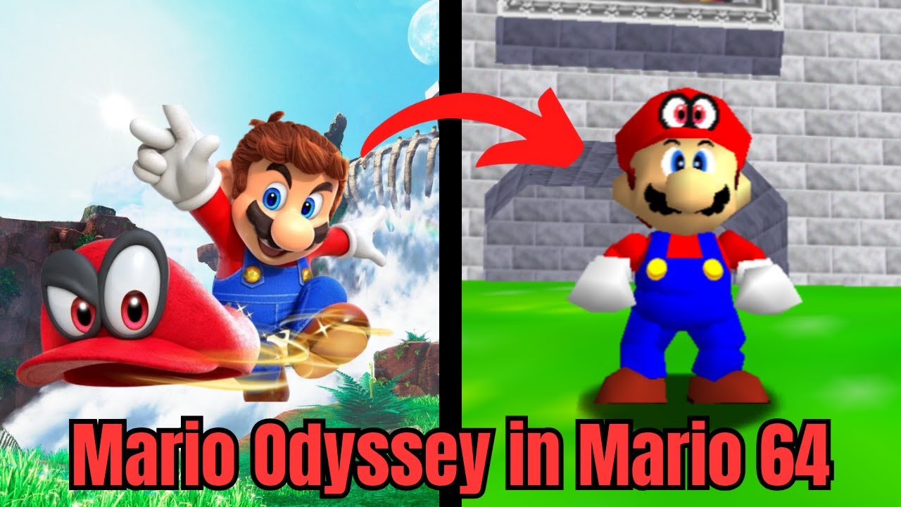 Mario Odyssey in Super Mario 64! (mod showcase) - YouTube