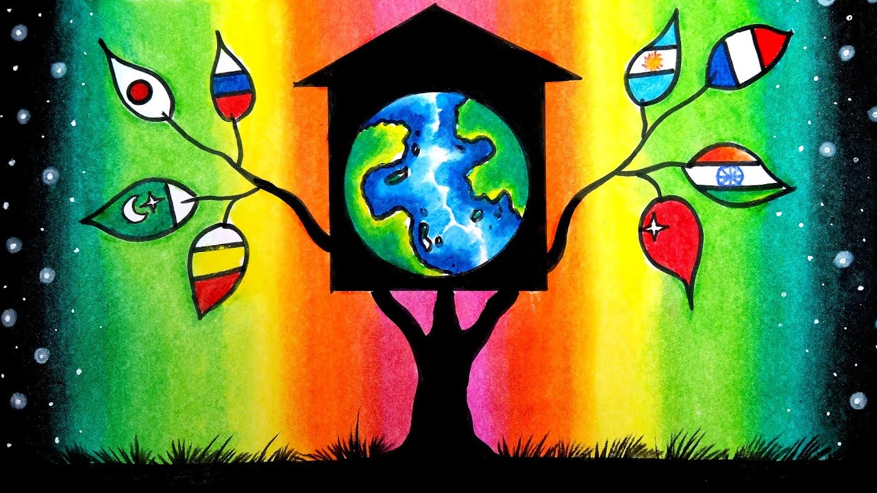 Culture as the unifying force for the modern world drawing/painting ...