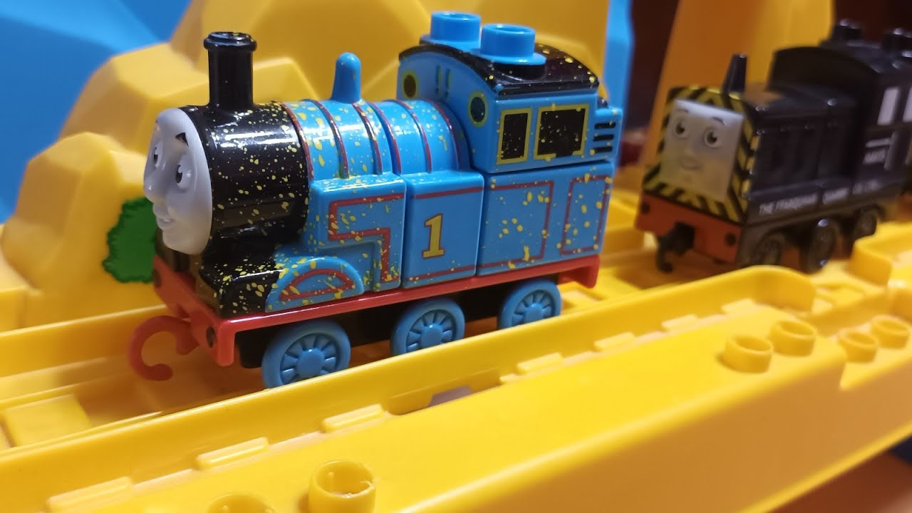 Thomas & friends mega bloks busy day at the quarry set unboxing - YouTube