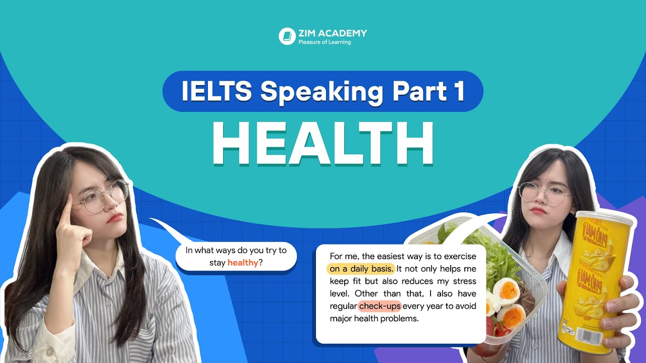 Hướng dẫn trả lời Topic Health - IELTS Speaking Part 1 - YouTube