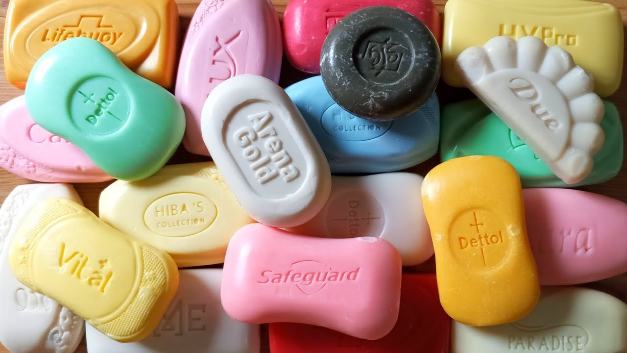ASMR l Soap satisfying Relaxing sound l ASMR soap opening Haul ...