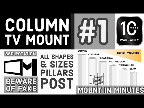 CondoMounts - How to install my TV on a Pillar Or Post- Column/Pillar ...