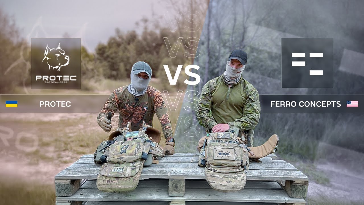 Порівння плитоноски FERRO CONCEPTS та Protec - YouTube