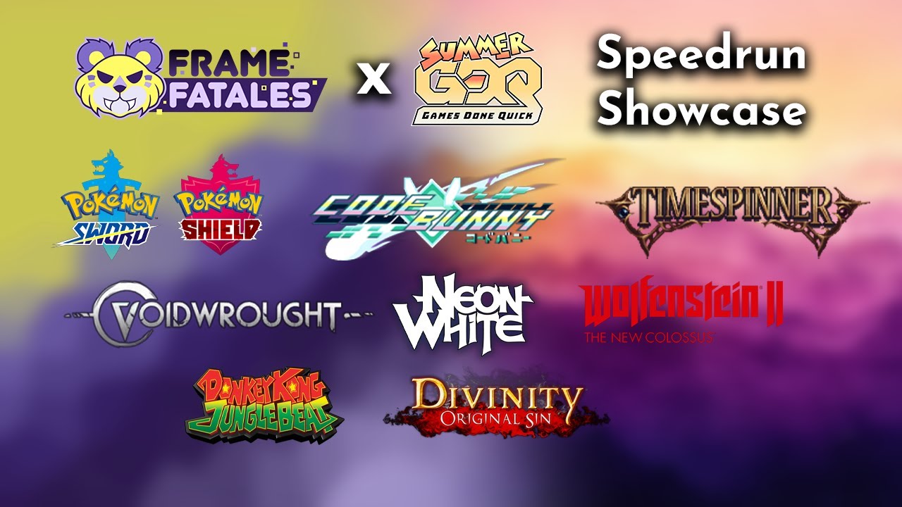 Frame Fatales SGDQ Preview Day 1 - GDQ Hotfix Speedruns - YouTube